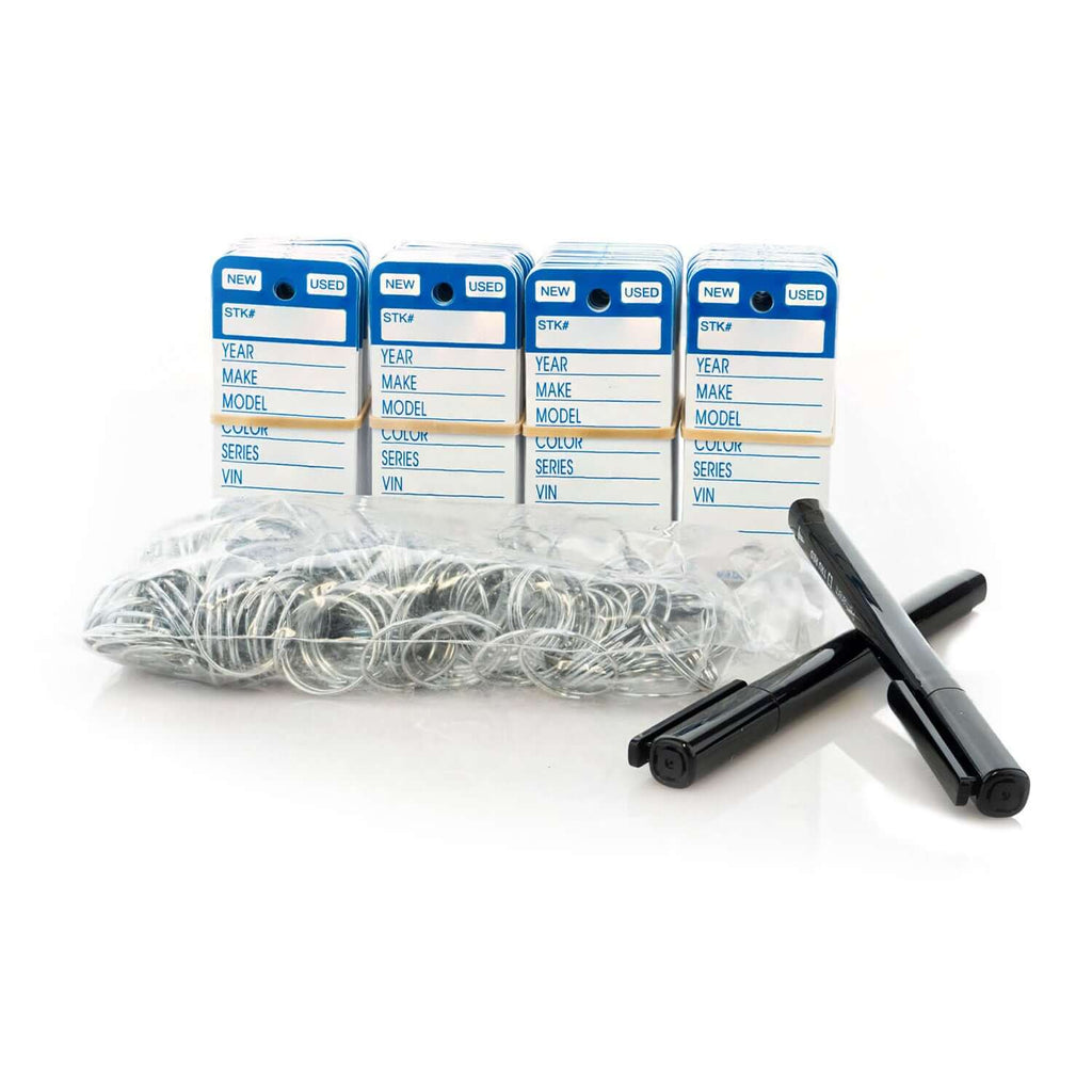 Professional Blue Car Key Tags for Easy Identification