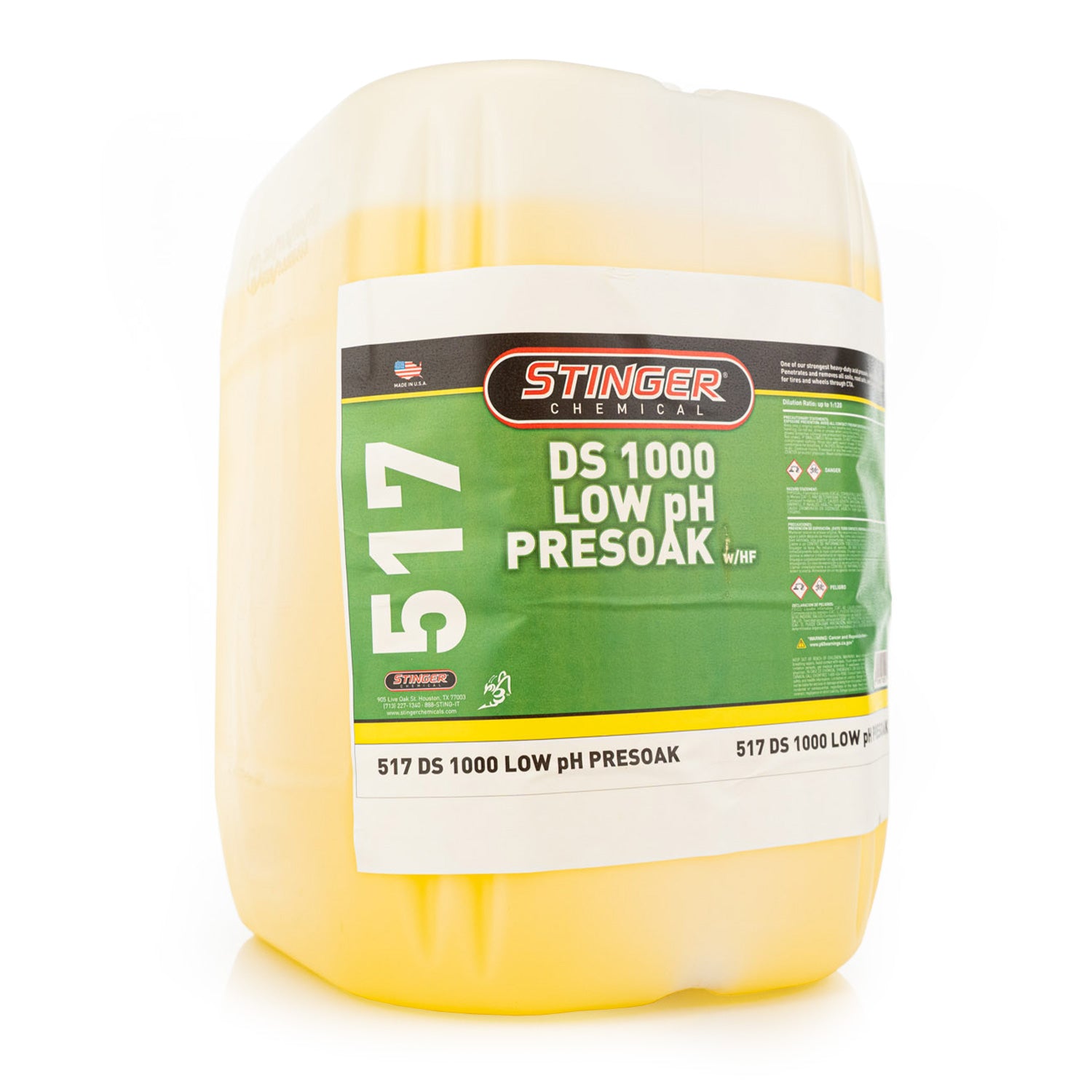 Stinger Chemical DS-1000 Low pH Presoak