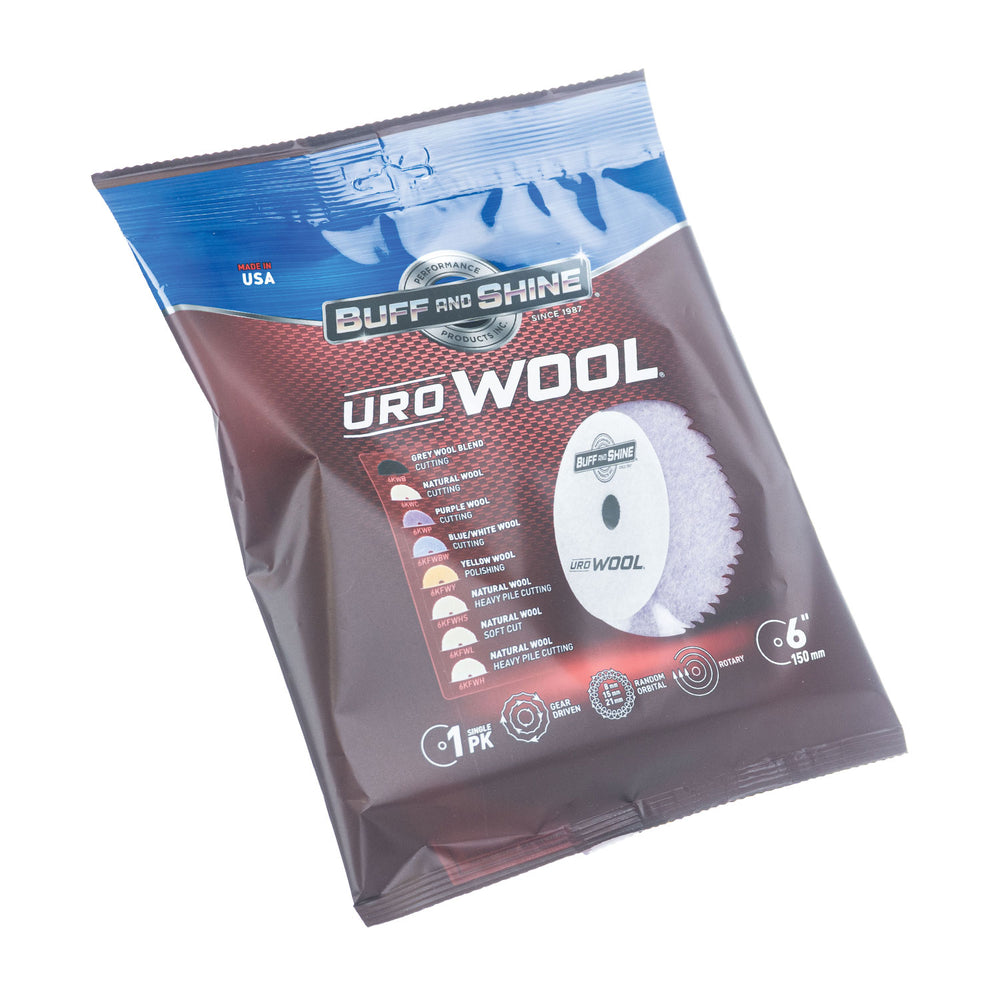 Purple Uro-Wool Buffing Pads - Buff & Shine