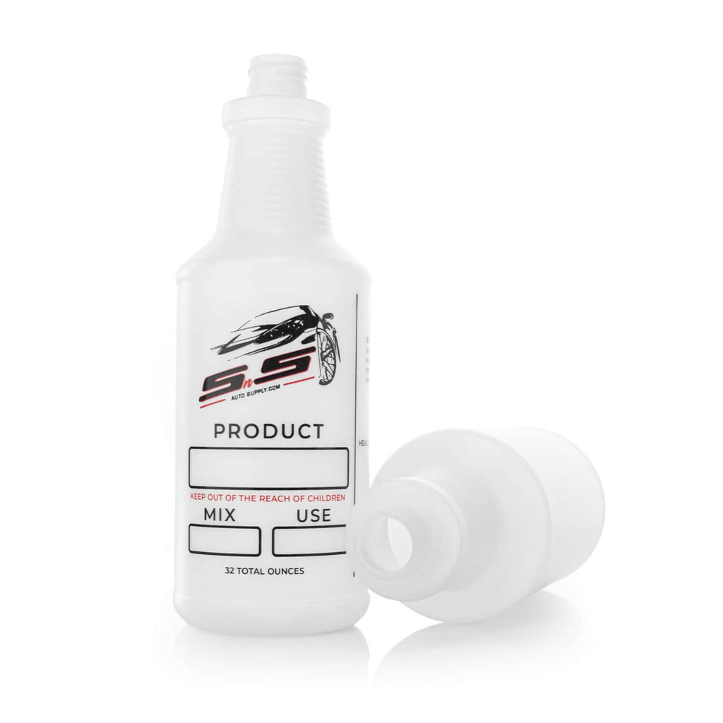 32 oz Detailing Spray Bottles with Measurements | SNS Auto Supply