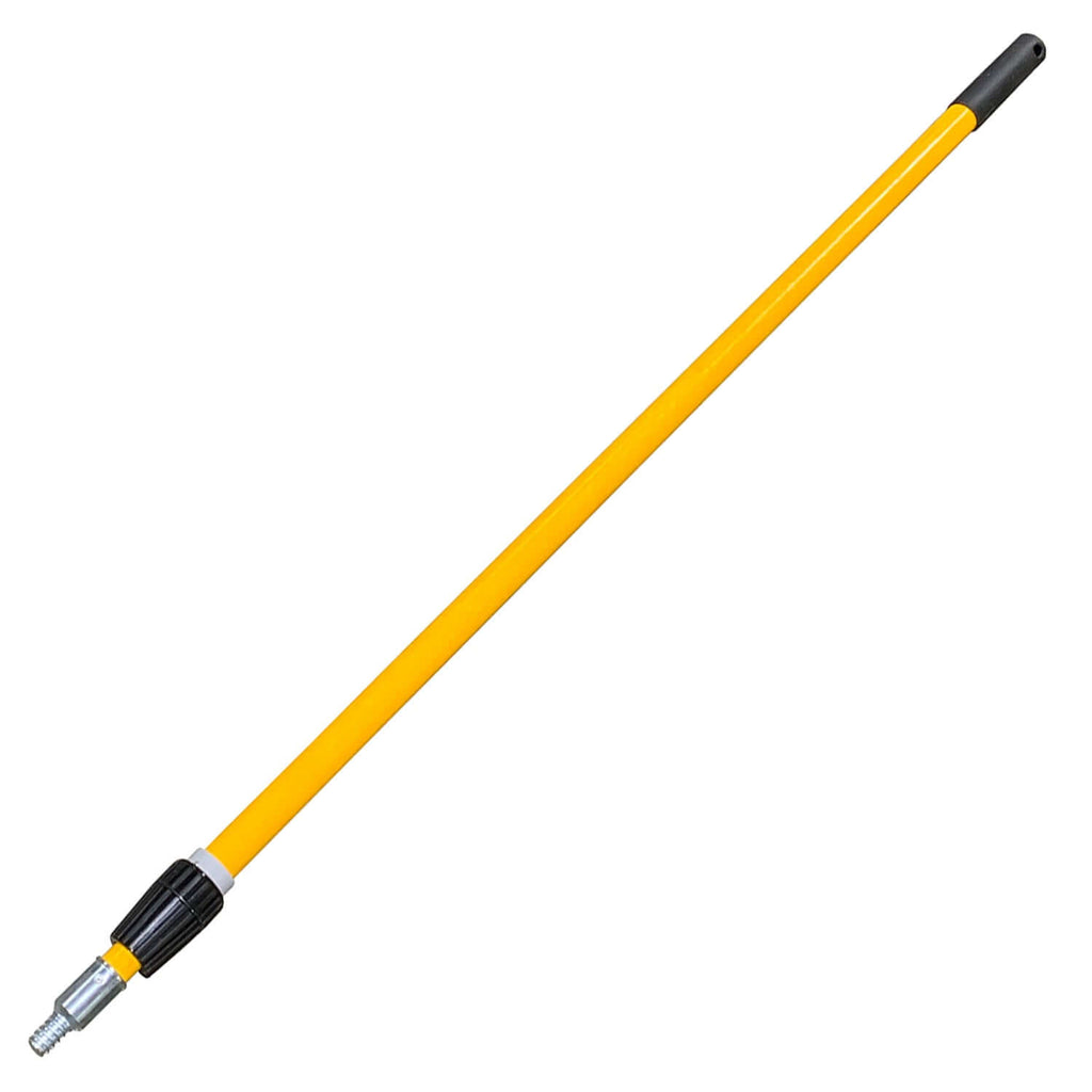 Extendable Fiberglass Broom Handle with Threaded Adapter