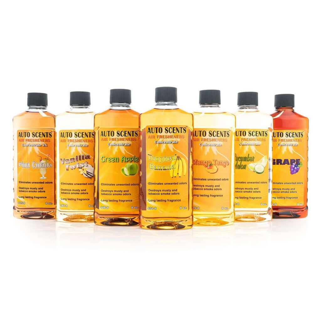 Auto Scents Concentrated Air Fresheners - 8 oz. Makes 2 Gallons