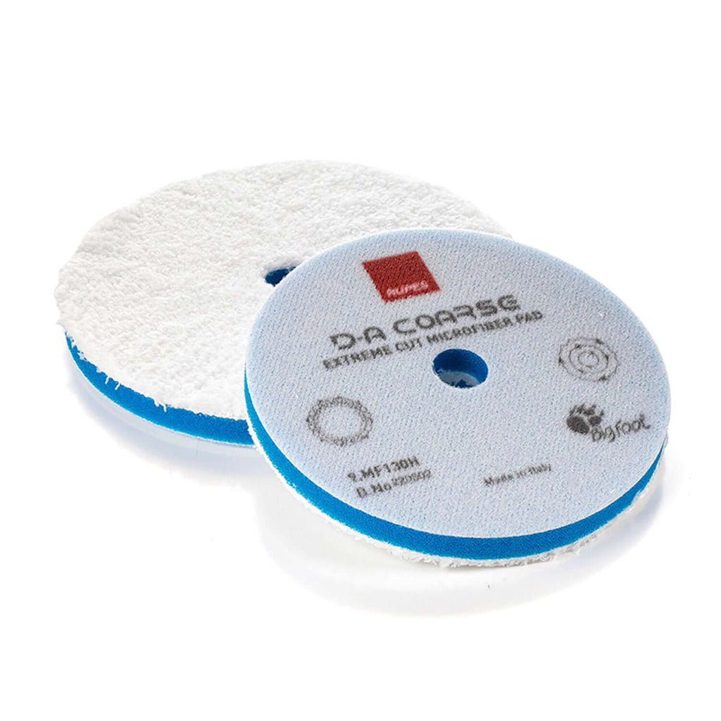 Blue Coarse Microfiber Buffing Pads - Extreme Cutting