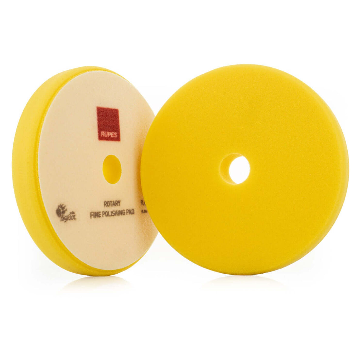 Fine Yellow Foam Pads - RUPES Rotary Collection