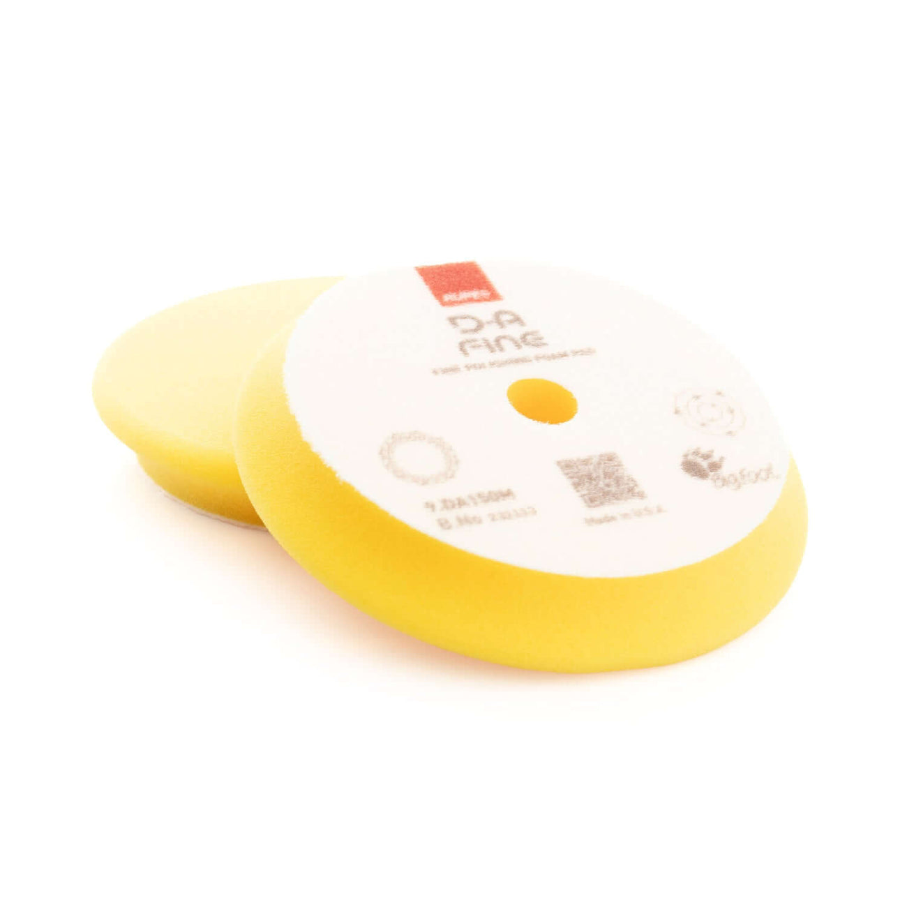 Dual Action Yellow Foam Buffing Pads - RUPES Innovation