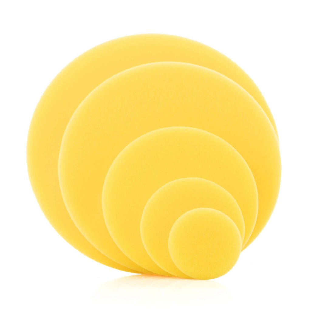 Fine Yellow DA Foam Buffing Pads - RUPES USA