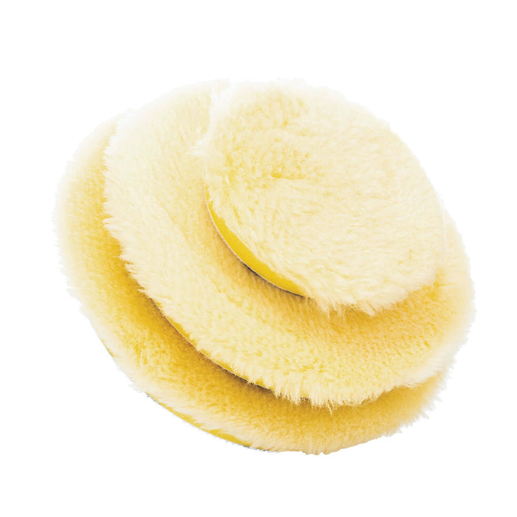 Yellow Uro-Wool Buffing Pads - Buff & Shine