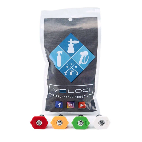 4-Pack Quick Coupler Nozzles for Pressure Washers